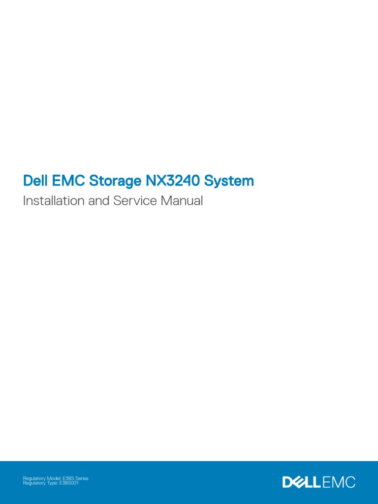 Dell EMC Storage NX3240 System: Installation and Service Manual | PDF ...