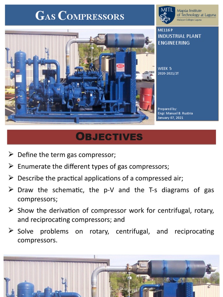WK 5 - Gas Compressors 2T 2020-2021 | PDF | Machines | Mechanical ...