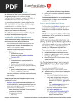 Servsafe 8E Chapter 1 | PDF