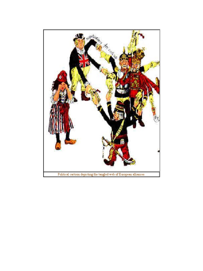 Alliances Ww1 Cartoon