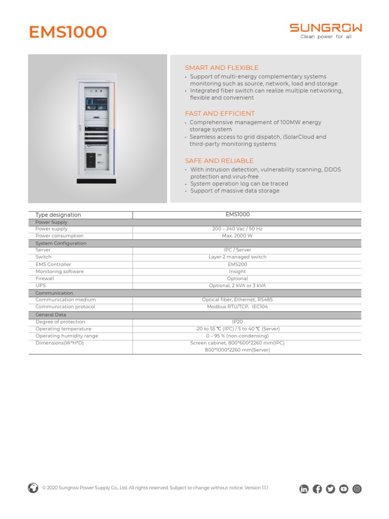 DS 20200604 EMS1000 Datasheet V10 EN | PDF | Computer Networking ...