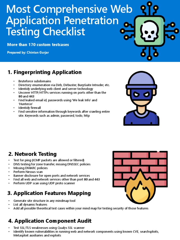 Web Checklist by Chintan Gurjar | PDF | Http Cookie | Password