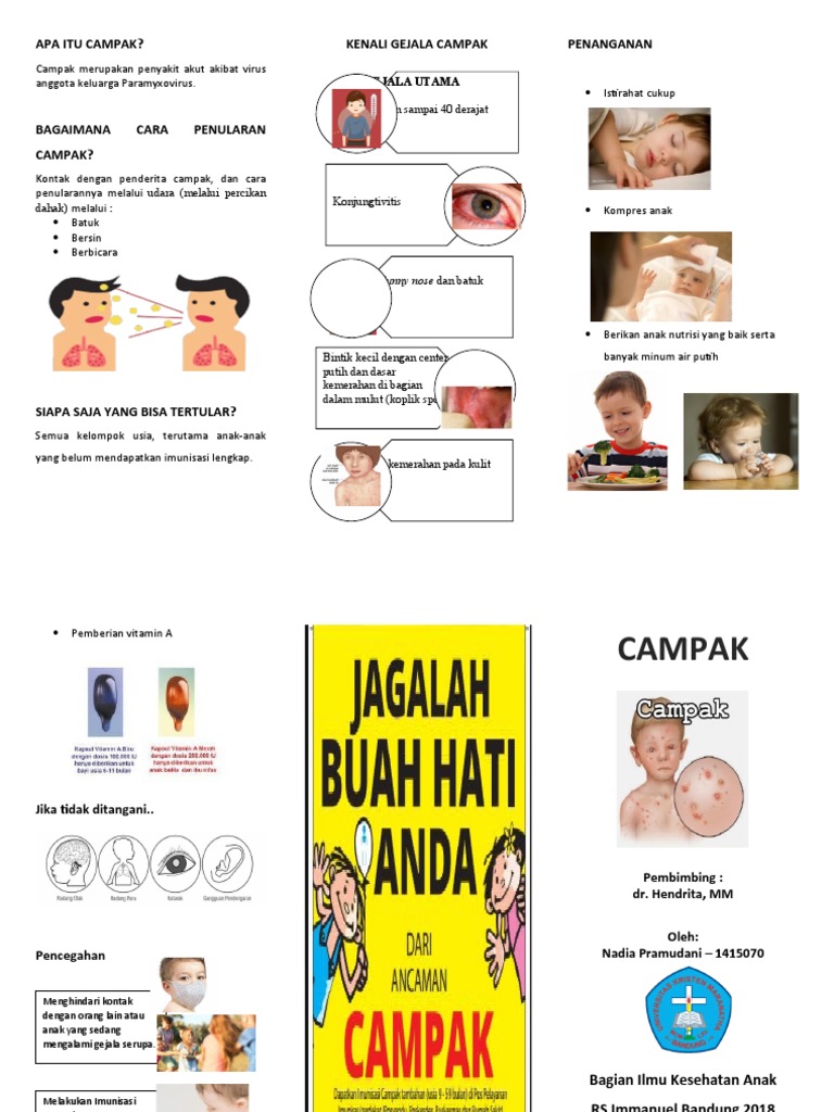 Leaflet Campak | PDF