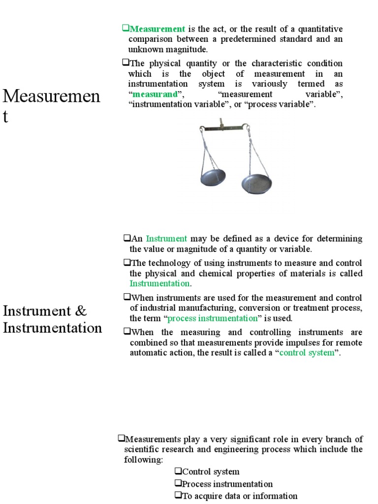 Measuremen T: Measurement | PDF | Measurement | Metrology