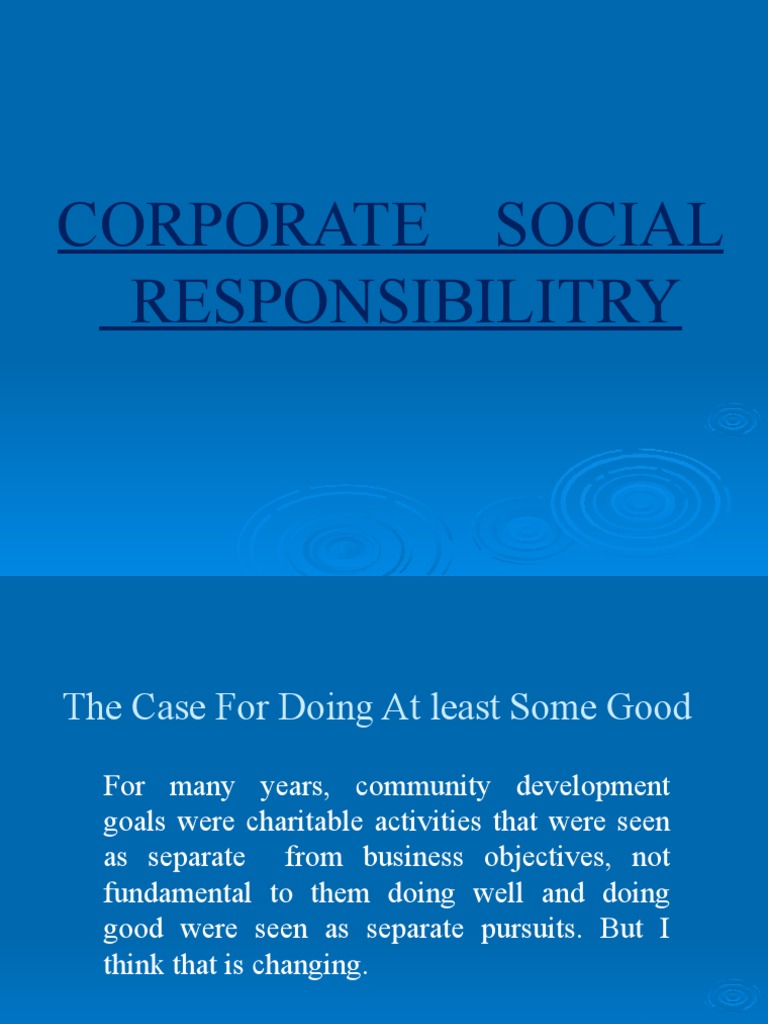 CSR boosts brand, sales through social good | PDF | Corporate Social ...