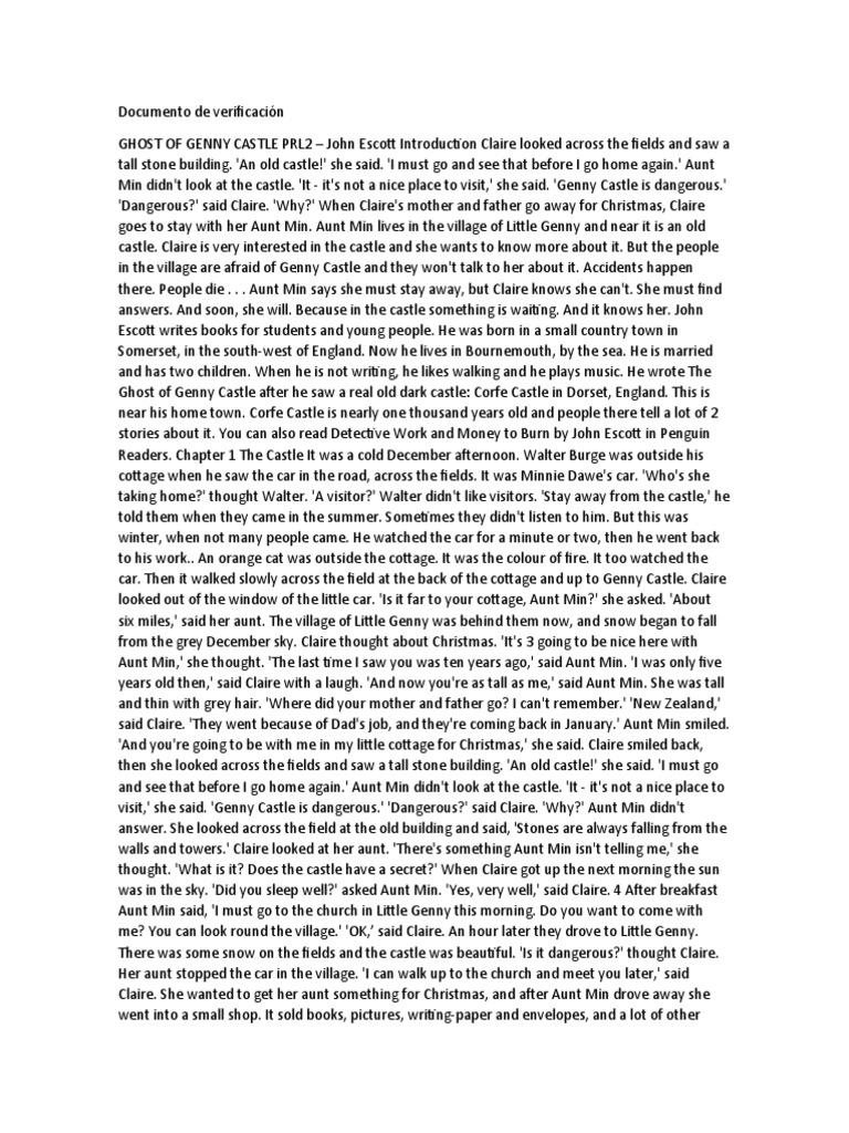 Documento de Verificación | PDF