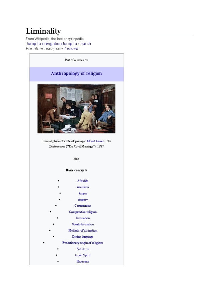 Liminal It 1 | PDF | Social Anthropology | Mythology