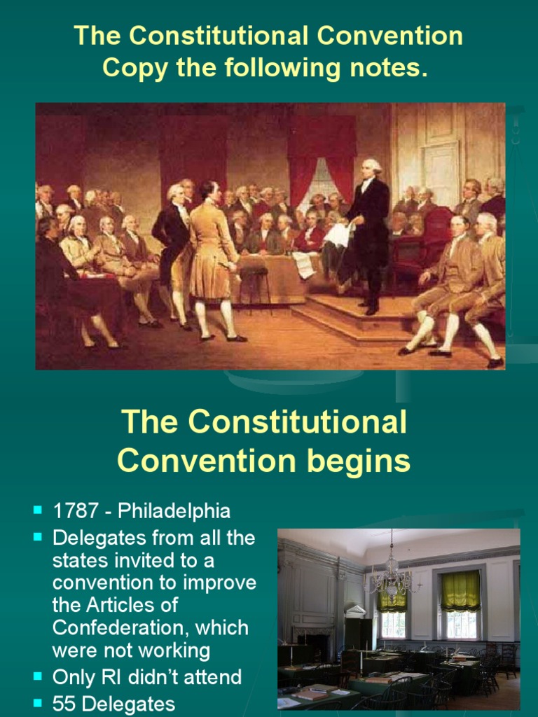 Constitutional Convention | PDF | Constitutional Convention (United ...