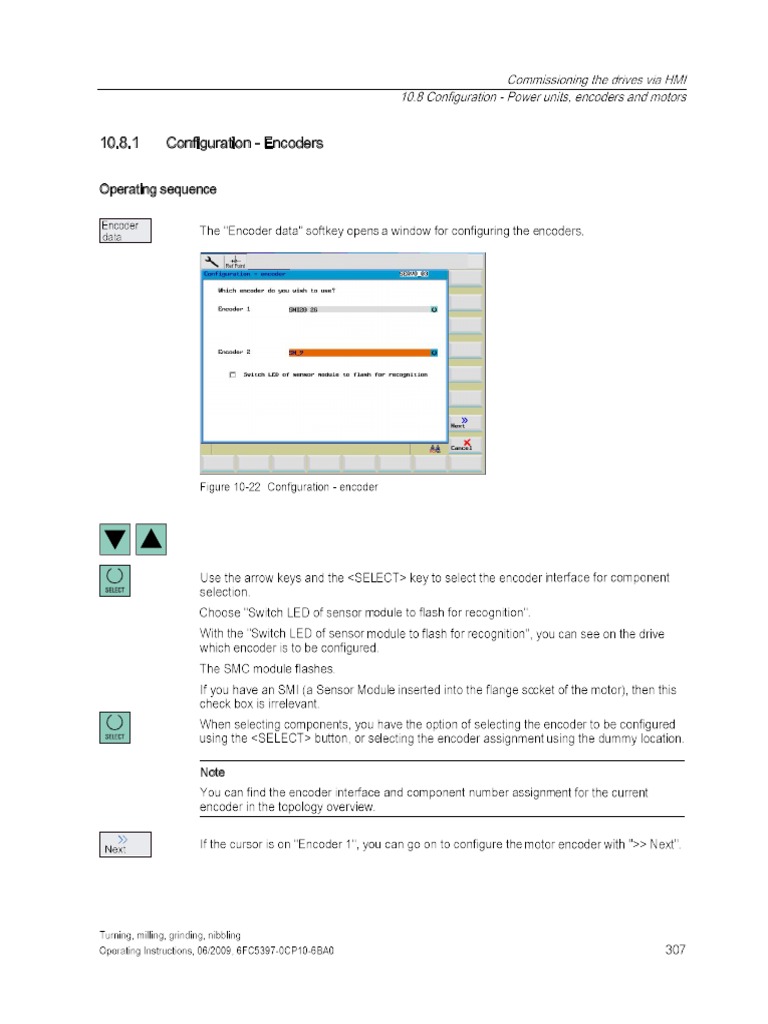 802D SL Encoder Configuration | PDF