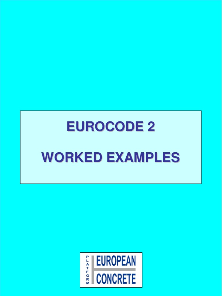 Worked Examples For Eurocode 2 Final | PDF | Bending | Beam (Structure)