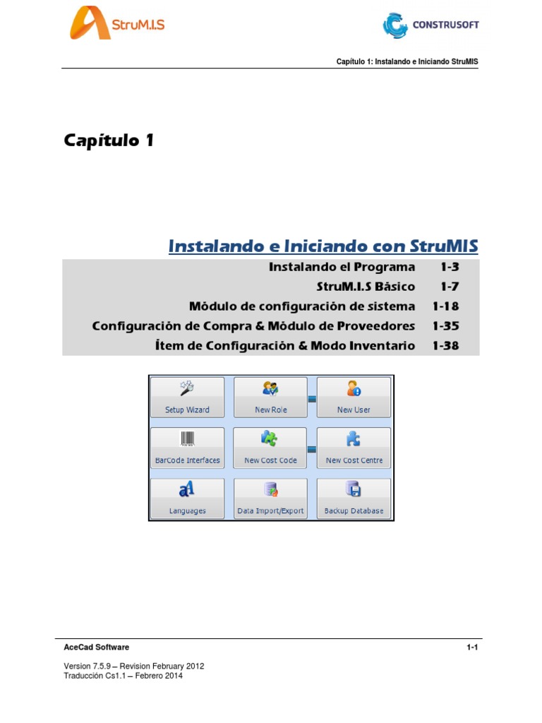 Instalando e Iniciando StruMIS | PDF | Archivo de computadora ...