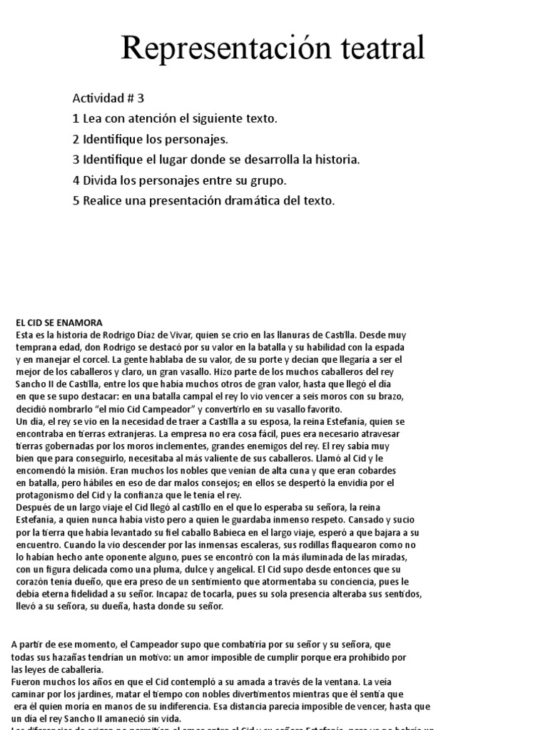 Evidecia Repre-Teatral 7º Dia24 Soc | PDF | Caballero