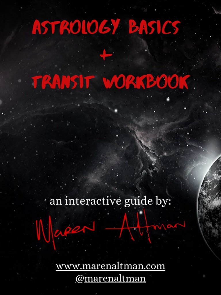 Astrology Basics and Transits Workbook | PDF | Planets In Astrology ...