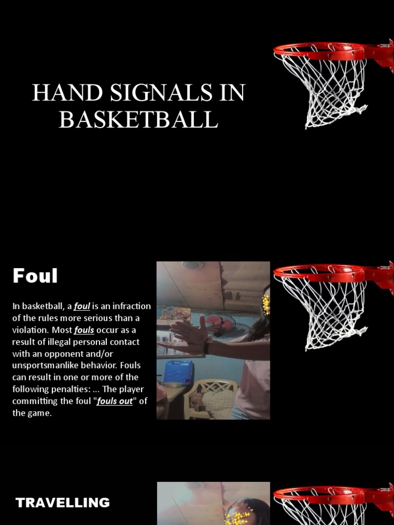 Hand Signals in Basketball | PDF | Sports & Recreation