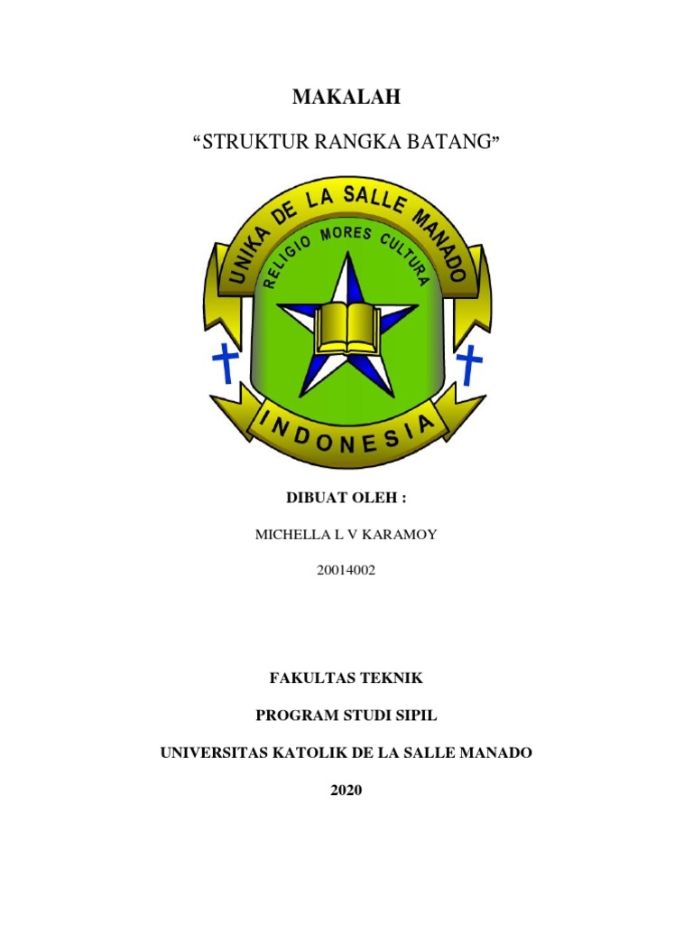 Makalah Struktur Rangka Batang | PDF