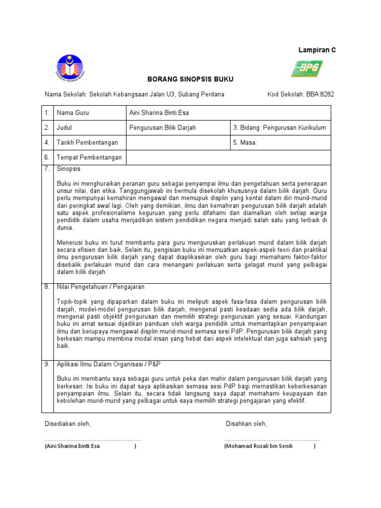 Sinopsis Buku Ladap | PDF