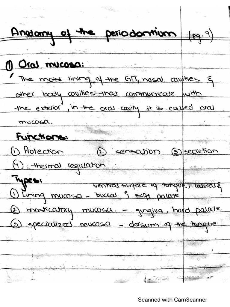 Perio Notes From Carranza | PDF