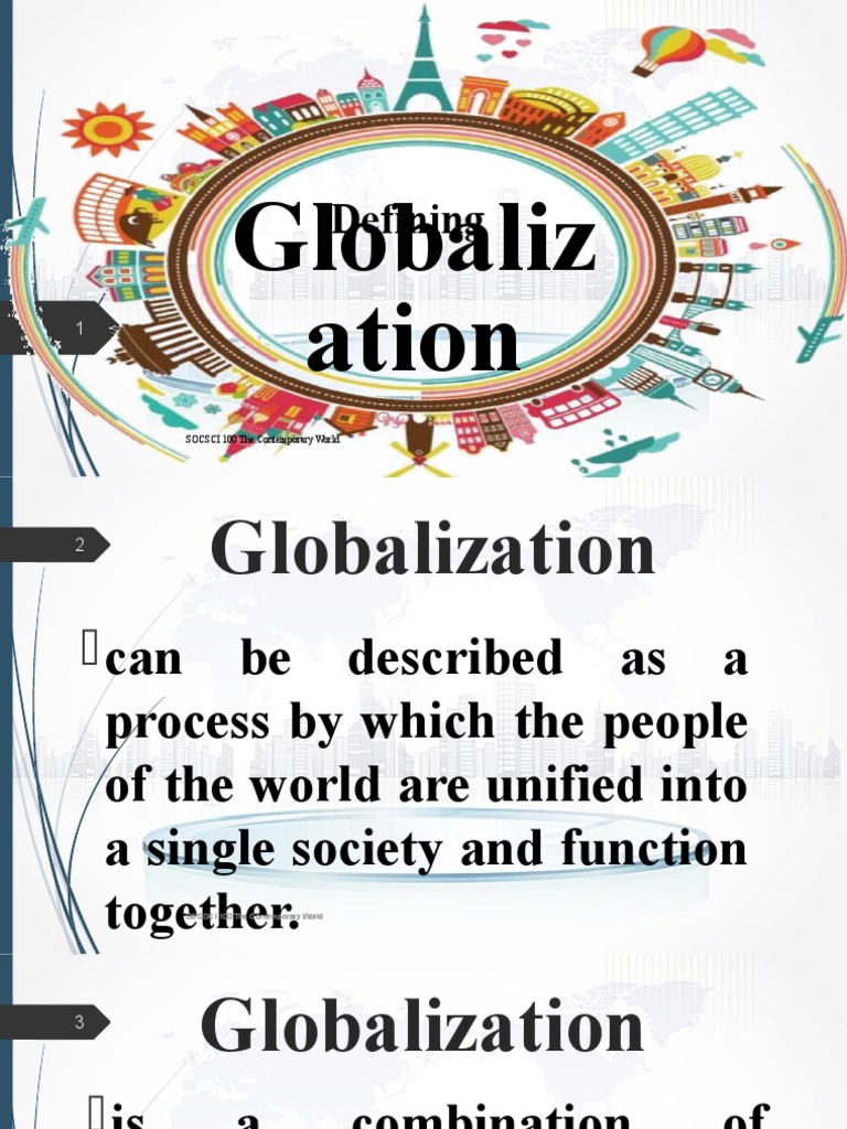 Defining Globalization | PDF | Trade Barrier | Globalization