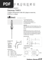 Anderson-Negele Temperature Sensors Guide | PDF | Electrical Connector ...