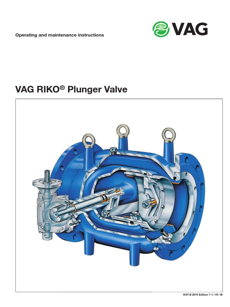 Vag Riko Plunger Valve: Operating and Maintenance Instructions | PDF ...
