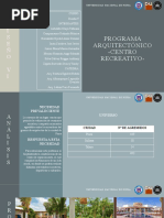 Programa Arq. Centro Cultural | PDF