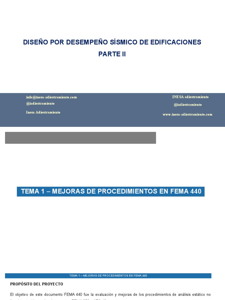 Análisis estático no lineal para el diseño sísmico: mejoras en los ...