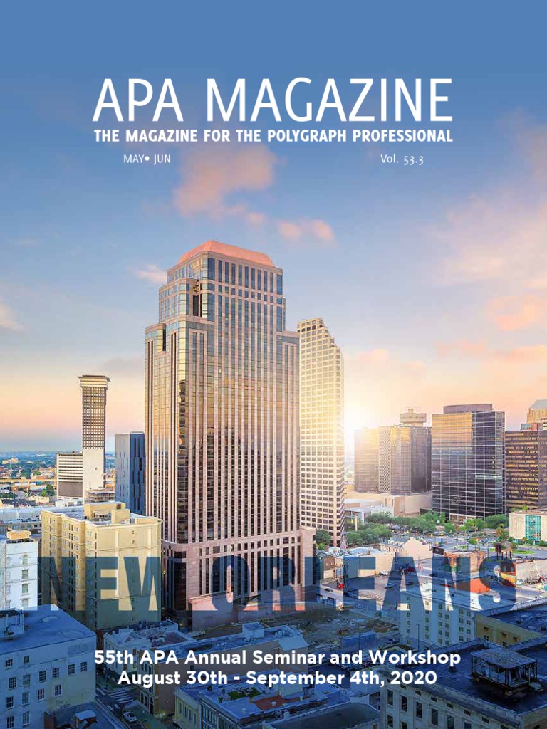 Magazine 53,3 | PDF | Polygraph | American Psychological Association
