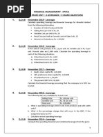 Financial Management Formula Sheet: Chapter 1: Nature, Significance and ...