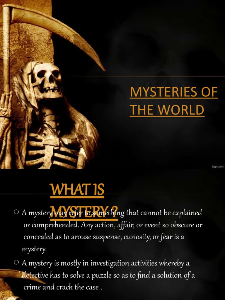 Mysteries of The World | PDF | Atlantis | Mystery