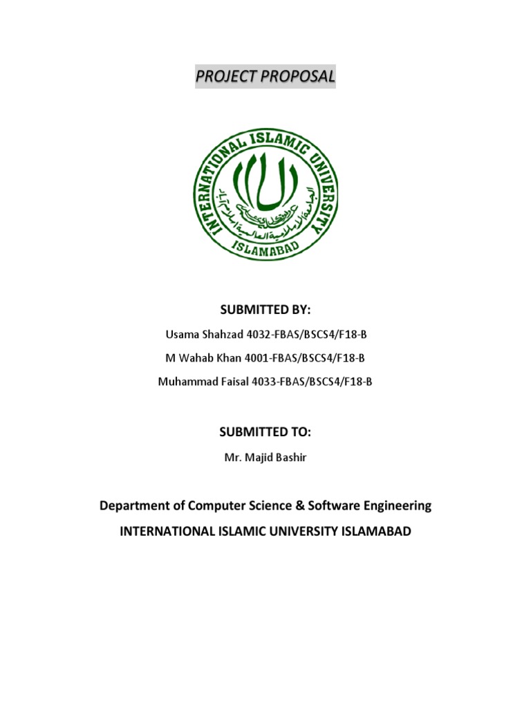 Project Proposal | PDF | Databases | My Sql