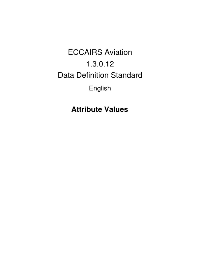 ECCAIRS Aviation 1.3.0.12 (V4 CD Descriptive Factors) | PDF | Clutch ...