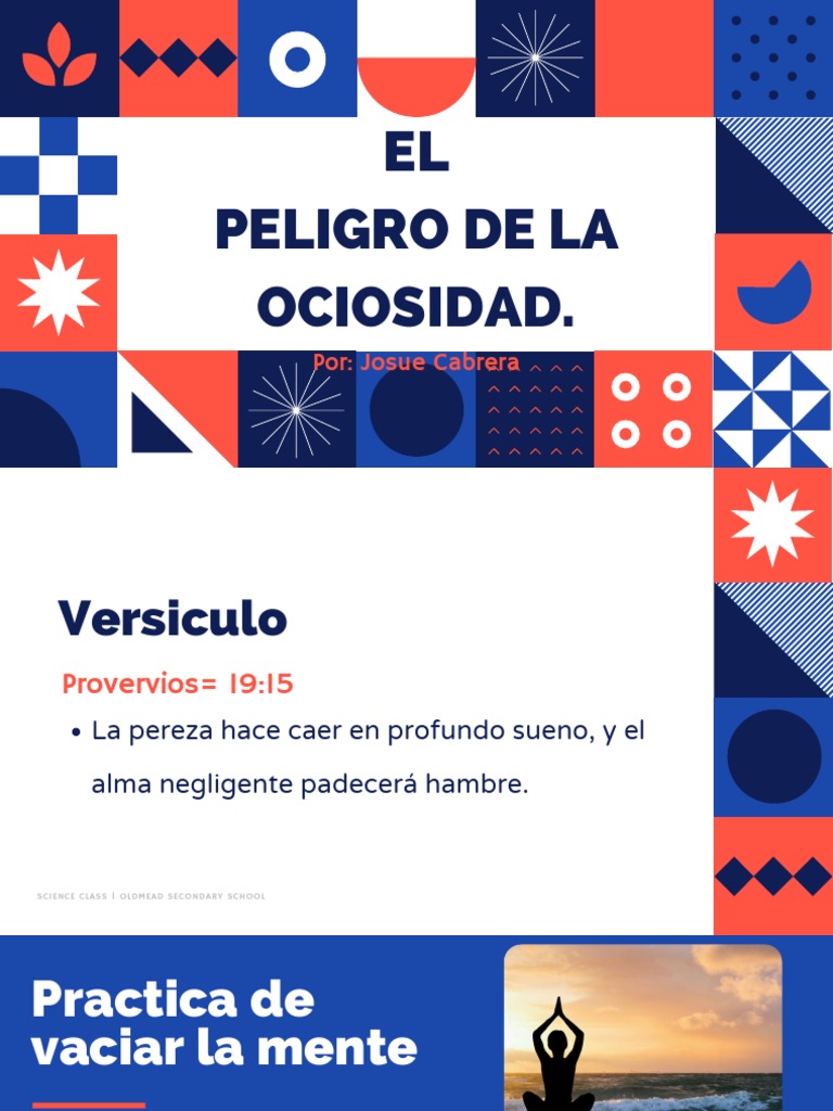 El Peligro de La Ociosidad. | PDF | David | Biblia