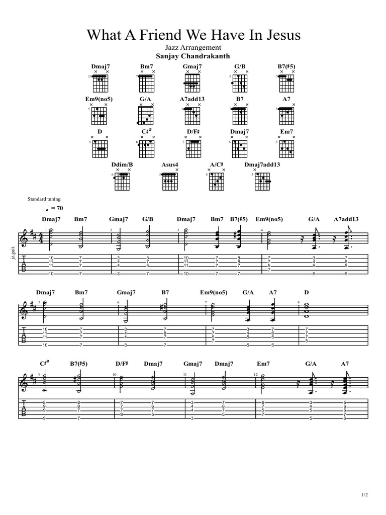 What A Friend We Have in Jesus | PDF