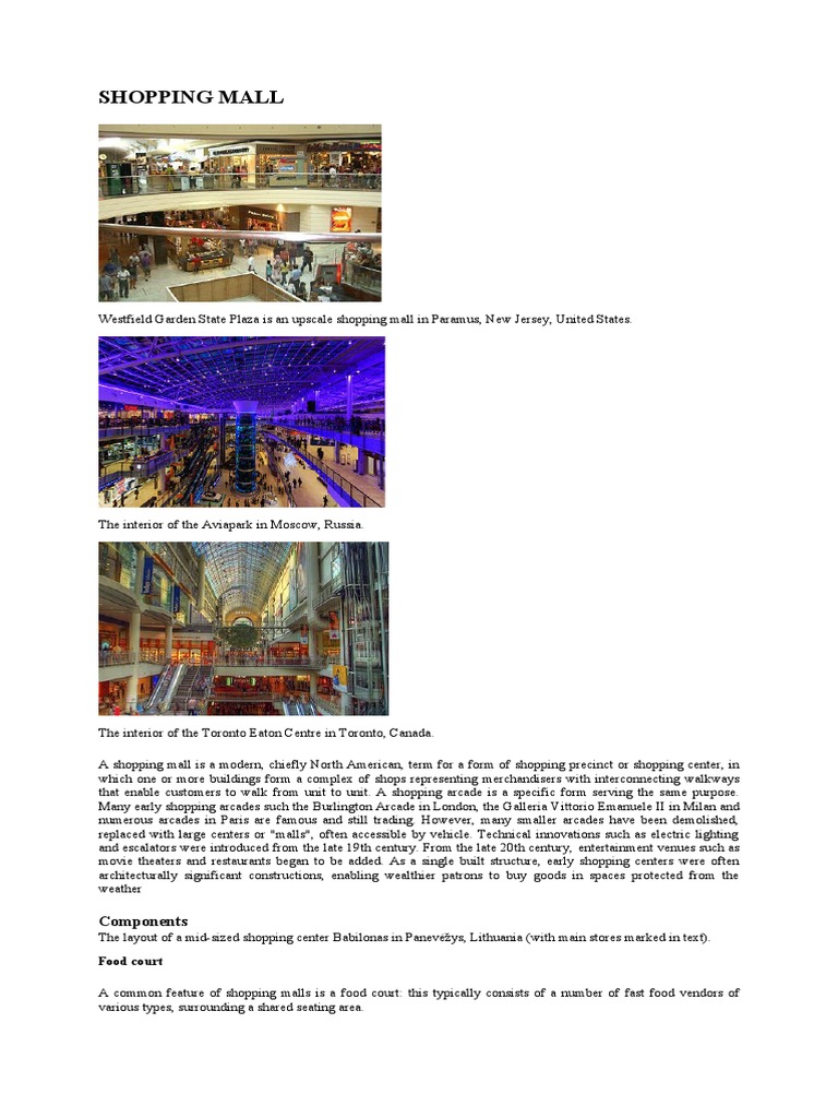 Mall Design | PDF | Shopping Mall | Traffic
