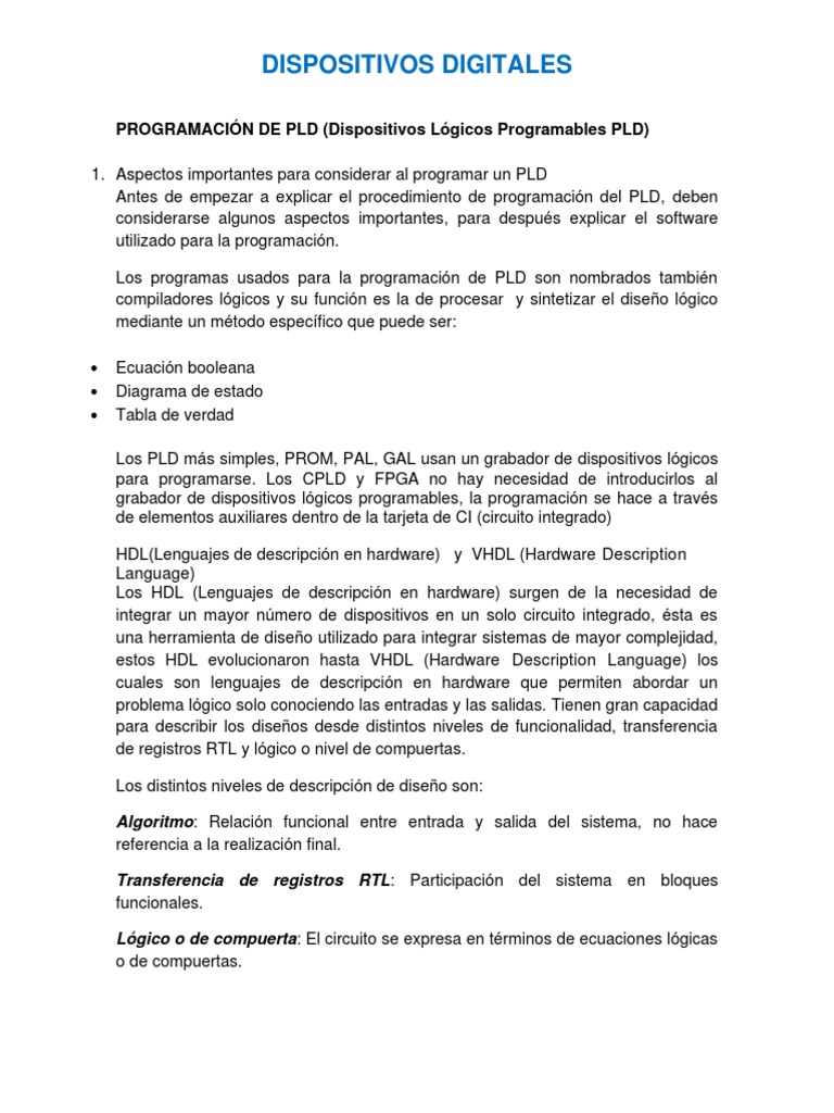 Programación de PLD Con Wincupl | PDF