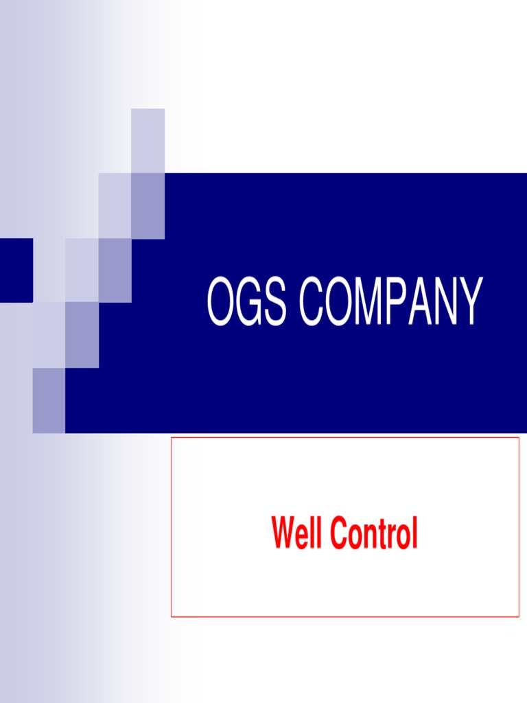 Well Control Presentation | PDF | Casing (Borehole) | Gases