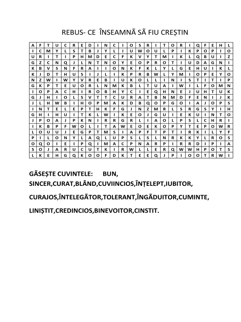 Ce Inseamna Sa Fiu Crestin Rebus | PDF | Políticos de la Alemania nazi ...