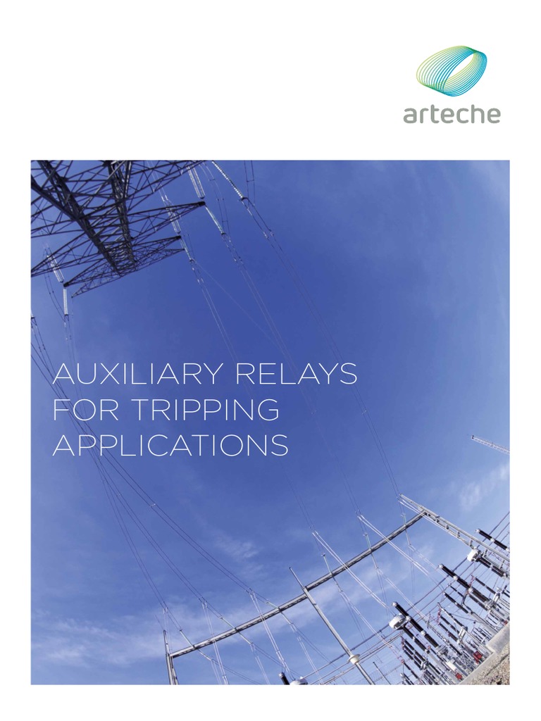 Arteche CT Tripping-Relays en | PDF | Relay | Electric Power