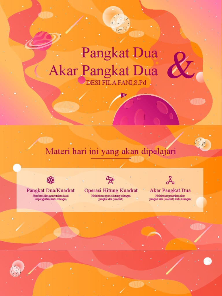 Pangkat Dua Dan Akar Pangkat Dua | PDF