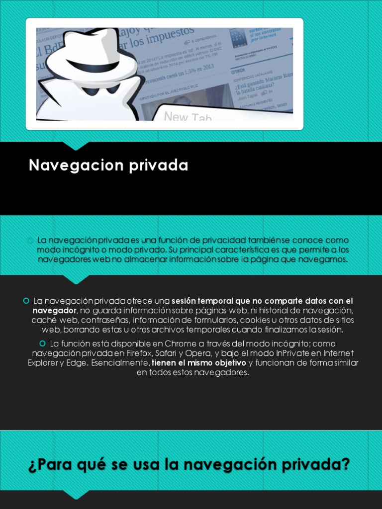 Navegación Privada | PDF | Servidor proxy | Cookie HTTP