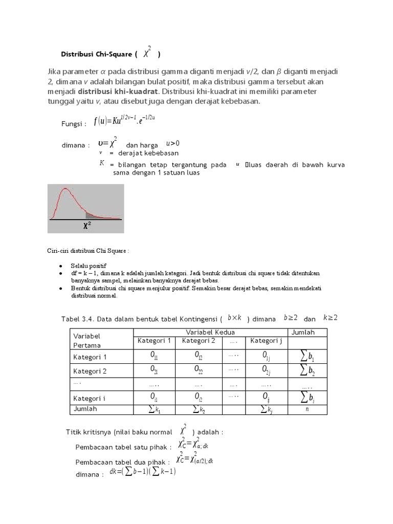 Distribusi Chi | PDF