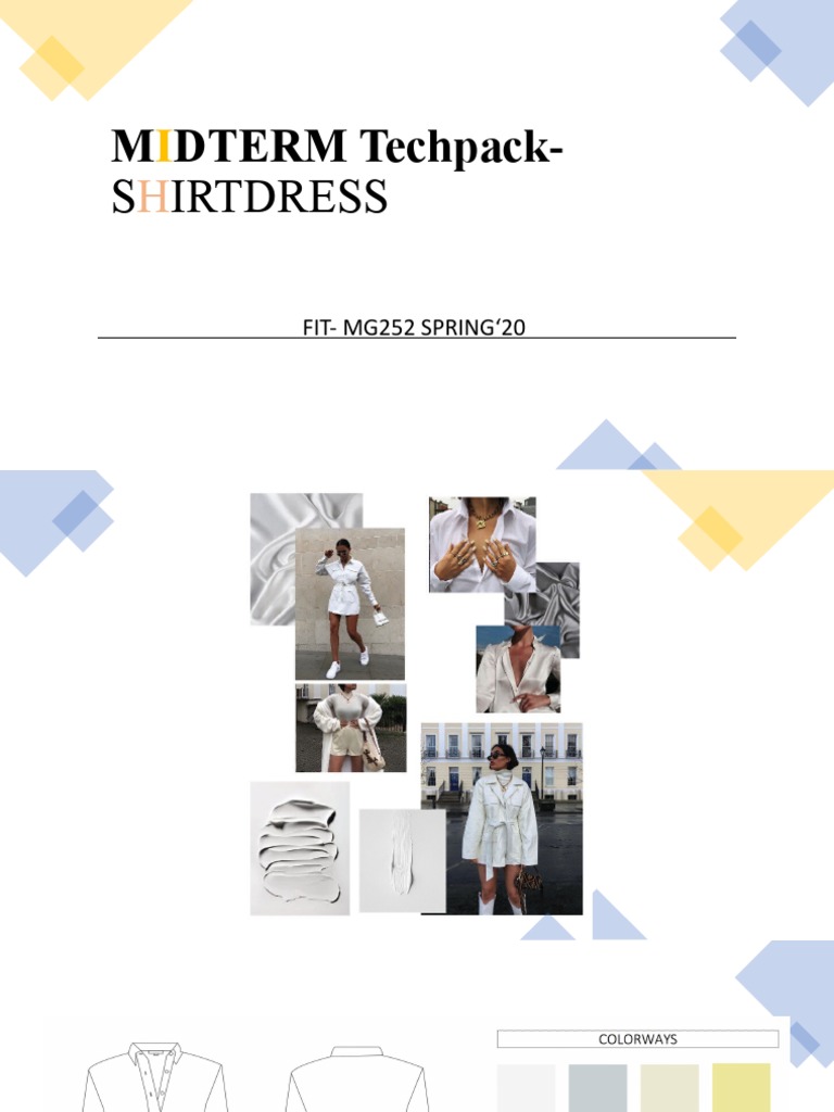 Midterm Techpack Dress Details | PDF