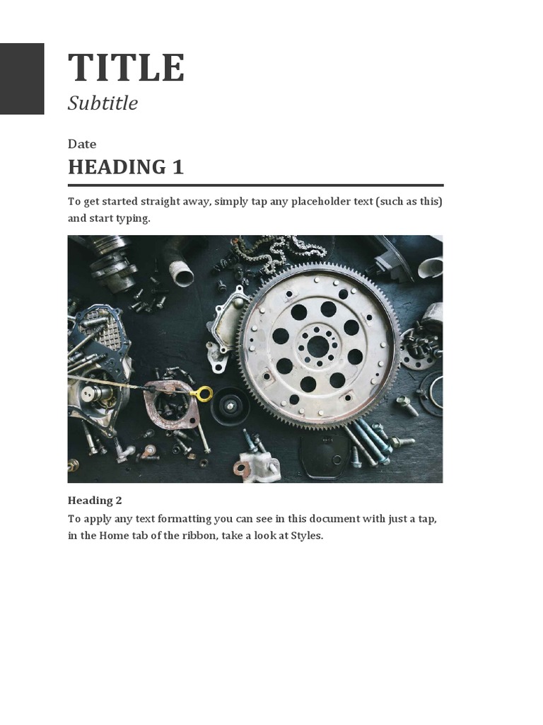 Title: Heading 1 | PDF
