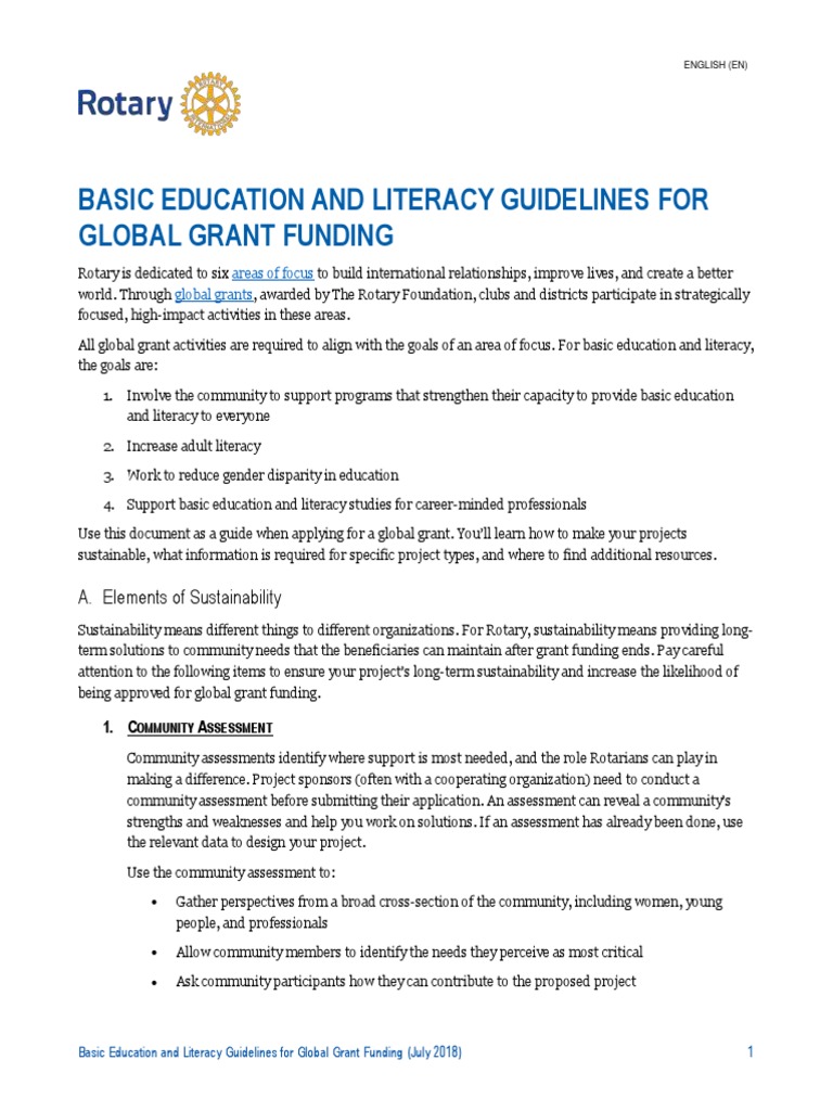 Basic Education and Literacy Guidelines en | PDF | Literacy | Teachers