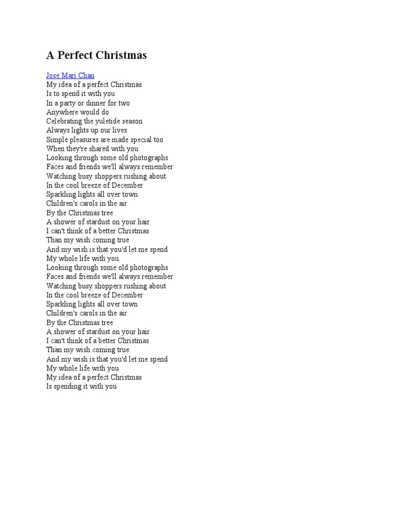 A Perfect Christmas | PDF