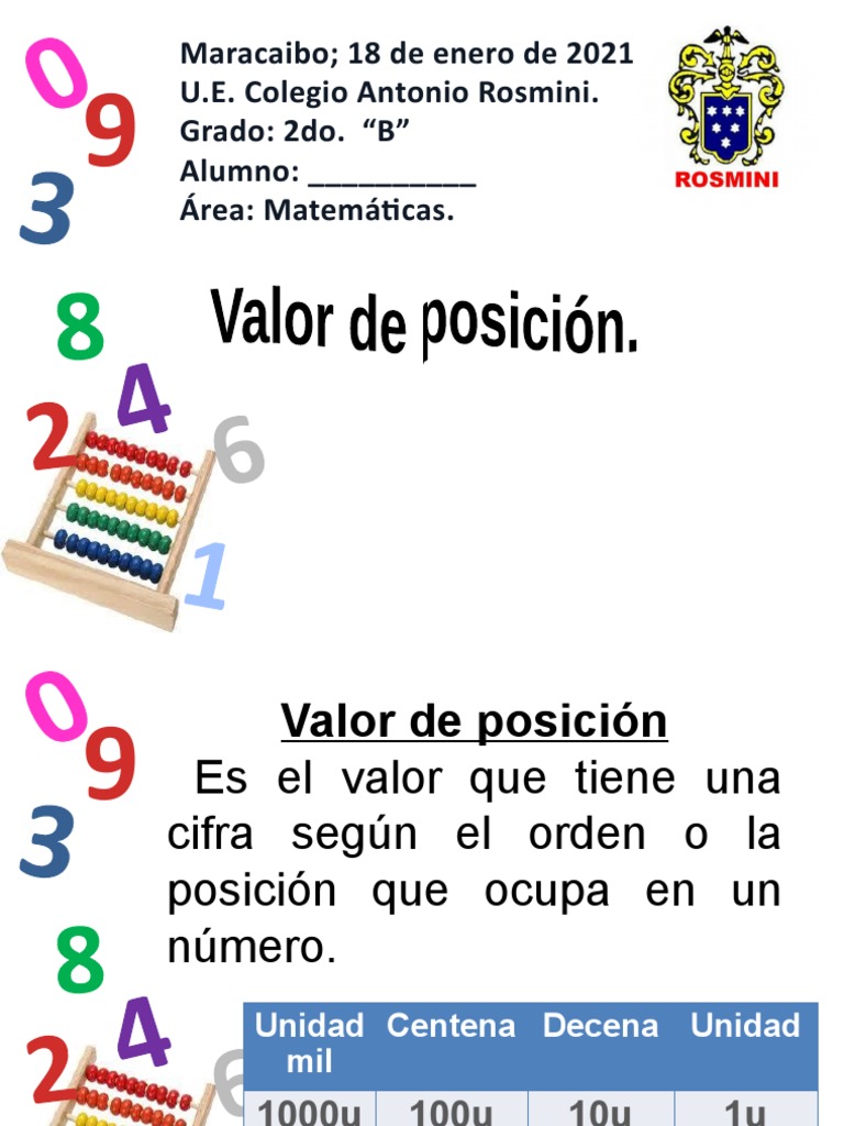 Valor de Posición | PDF