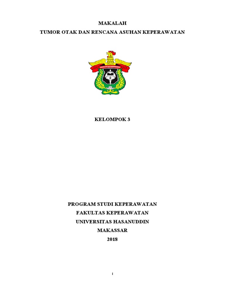 Makalah Tumor Otak | PDF