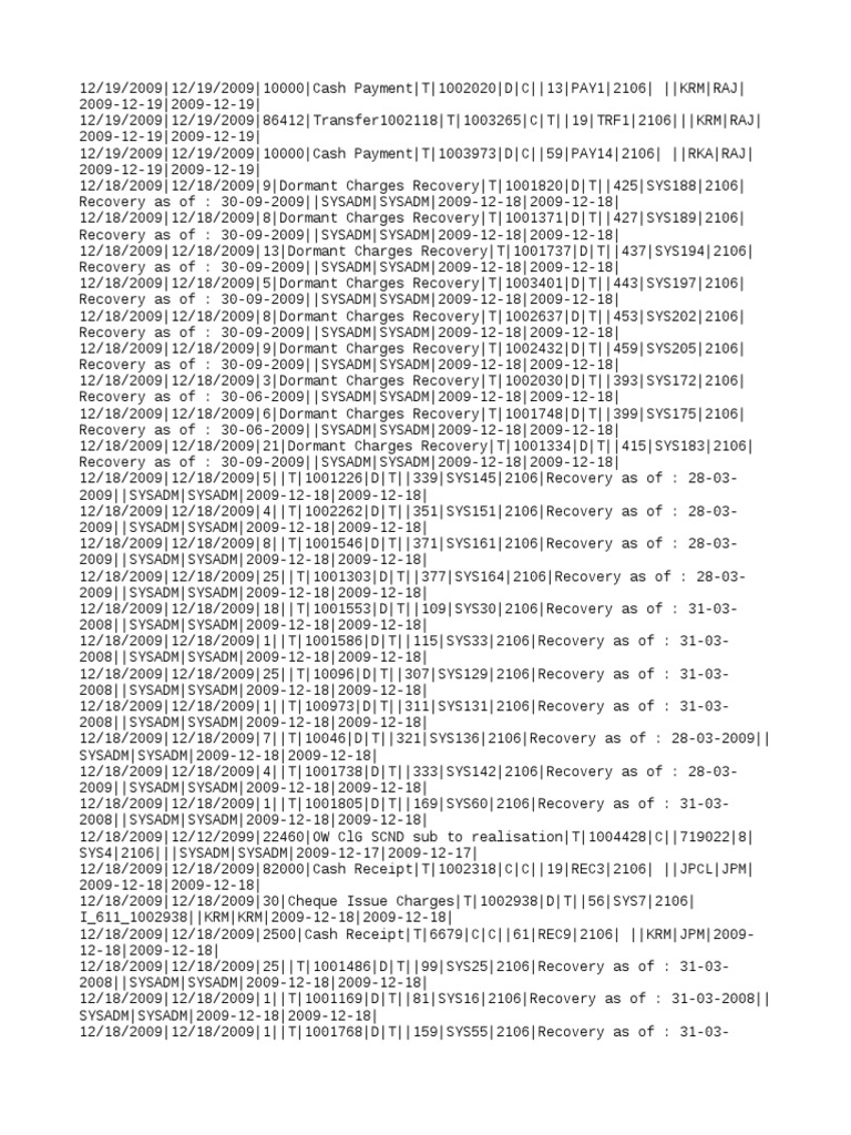 Transaction History | PDF | Services (Economics) | Financial Services