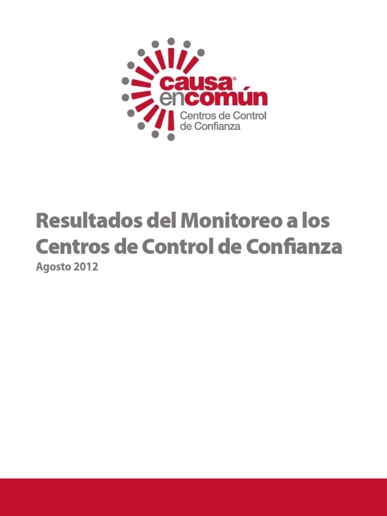Causa-en-Comun-CONTROL DE CONFIANZA | PDF | México | Policía