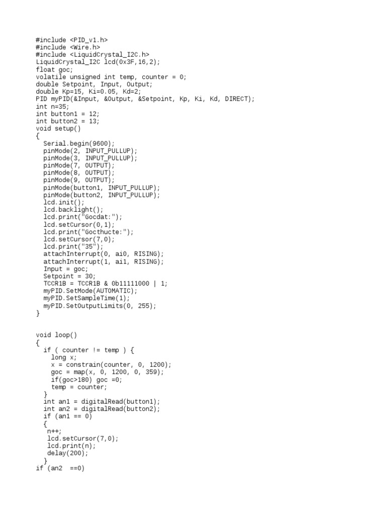Điều khiển động cơ hệ quạt gió cánh phẳng | PDF